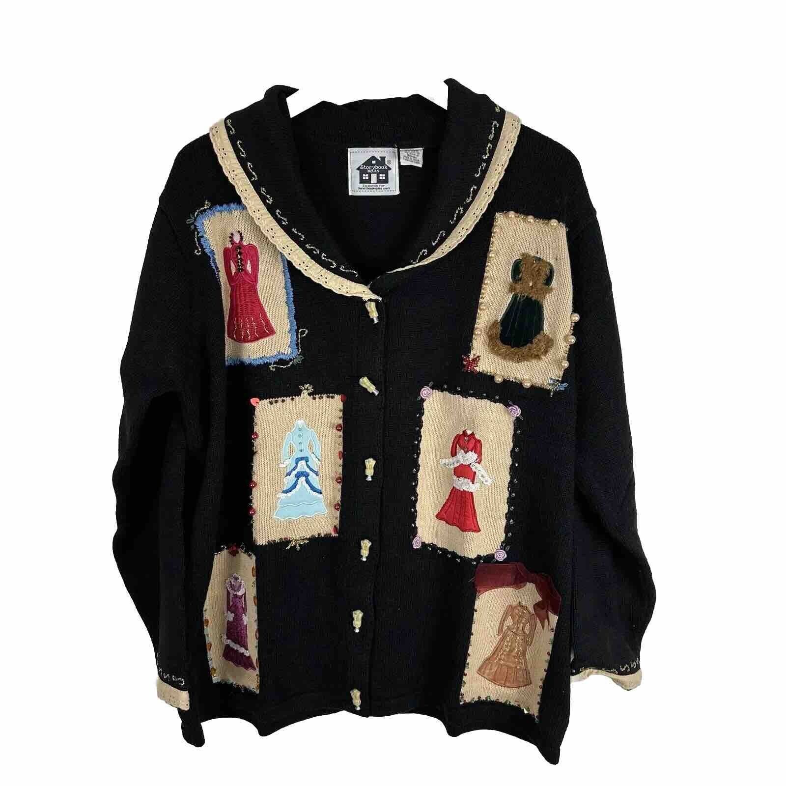 Storybook Knits Victorian Dress Cardigan Sweater Wome… - Gem