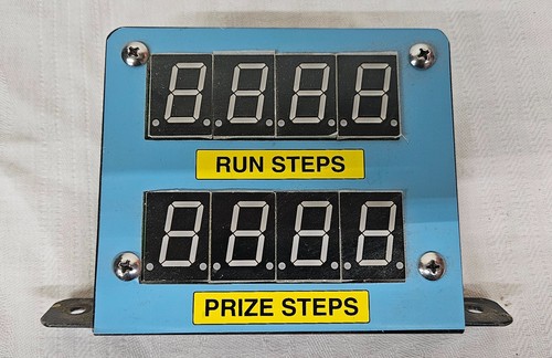 UNIS BASKET FORTUNE Arcade Redemption Game RUN/PRIZE STEPS Display ...