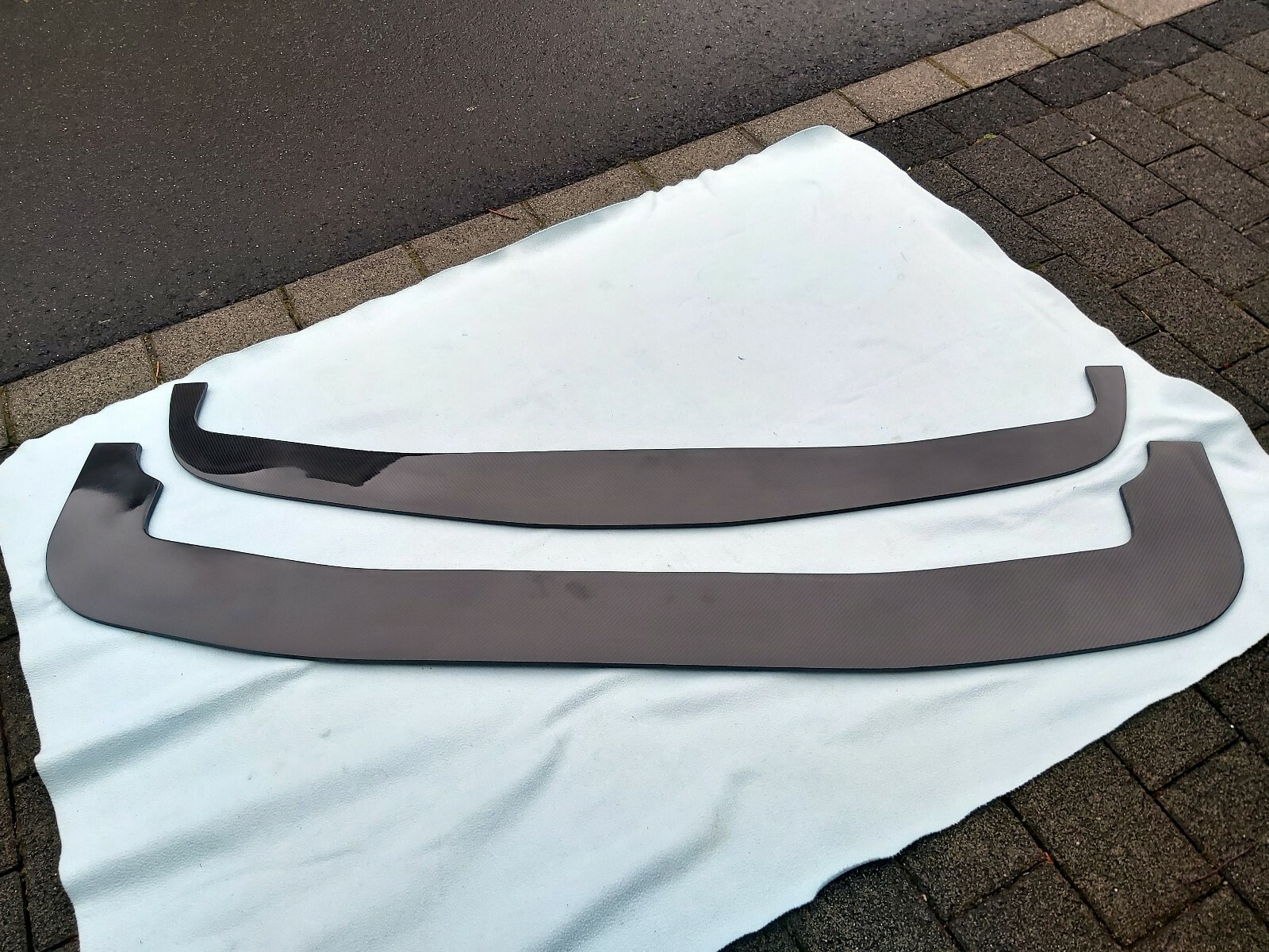 BMW E30 M3 DTM STYLE SPORTEVO FRONT CARBON FIBER SPLITTER, NEW, MADE IN ...