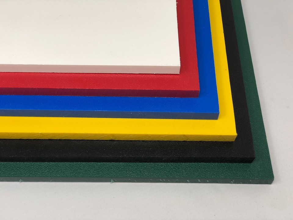 Color Coded Plastic (HDPE) Cutting Board 1/2” - .500” Thick You Pick ...