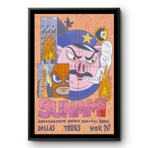 NEW Sunami At Trees In Dallas, TX On Nov 1 2024 Tour Poster Home Decor ...