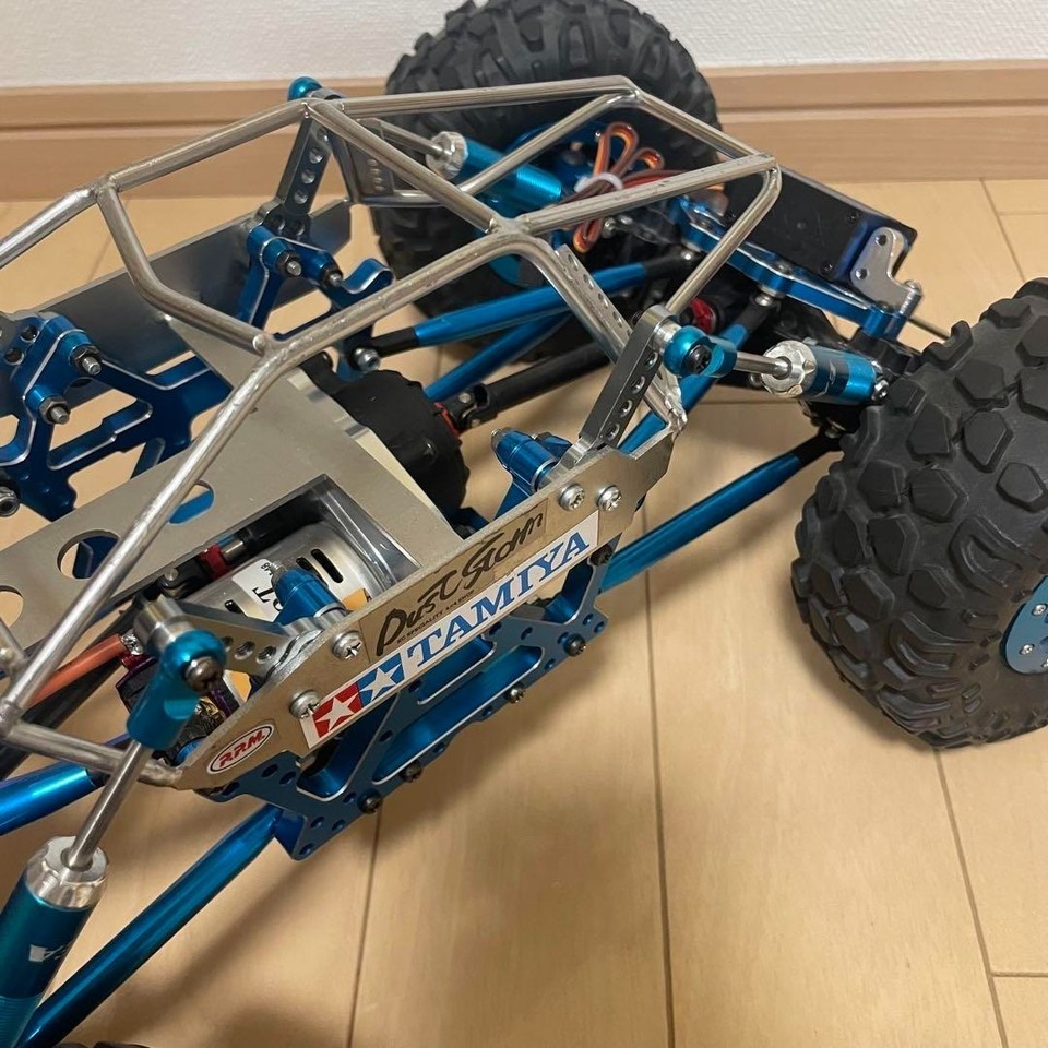 Tamiya CR-01 1/10 RC Rock Crawler 4WS Pipe Frame Chassis with Option No ...