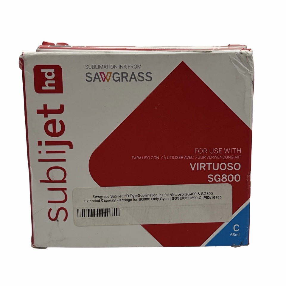 Sawgrass SG800 Sublijet HD Ink Lot Black X2 Cyan X1 Cartridge EXPIRED ...
