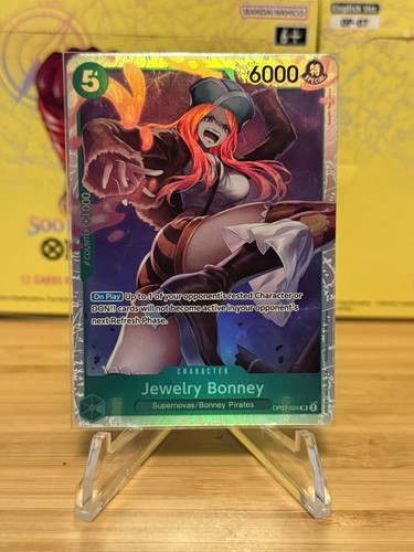 One Piece TCG JEWELRY BONNEY OP07-026 EN SR 500 Years In The Future NM ...