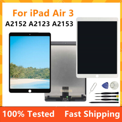 For iPad Air 3 A2152 A2123 A2153 LCD Display Touch Screen Digitizer ...