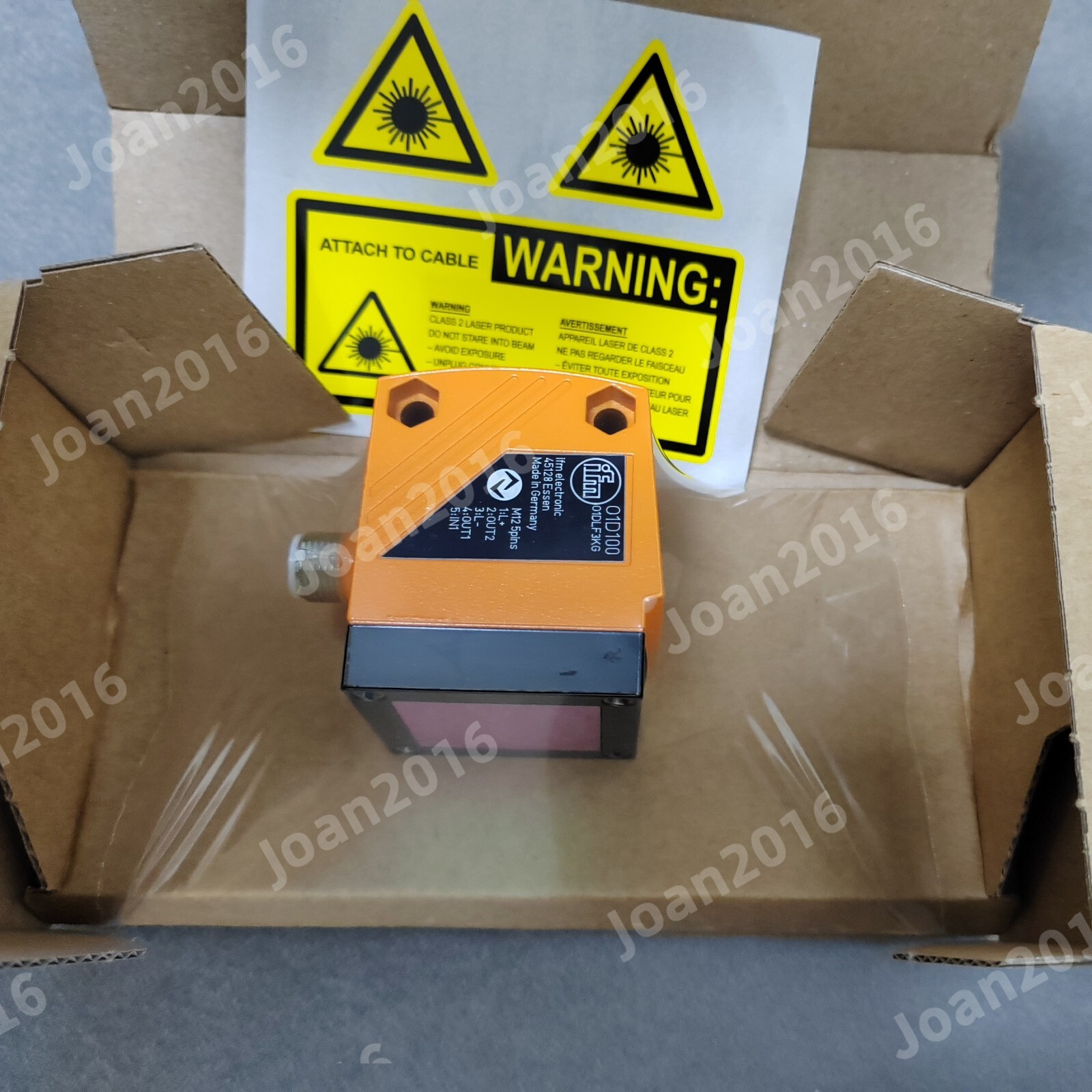 New In Box IFM O1D100 O1DLF3KG Photoelectric Distance Sensor 01D100 #YC ...