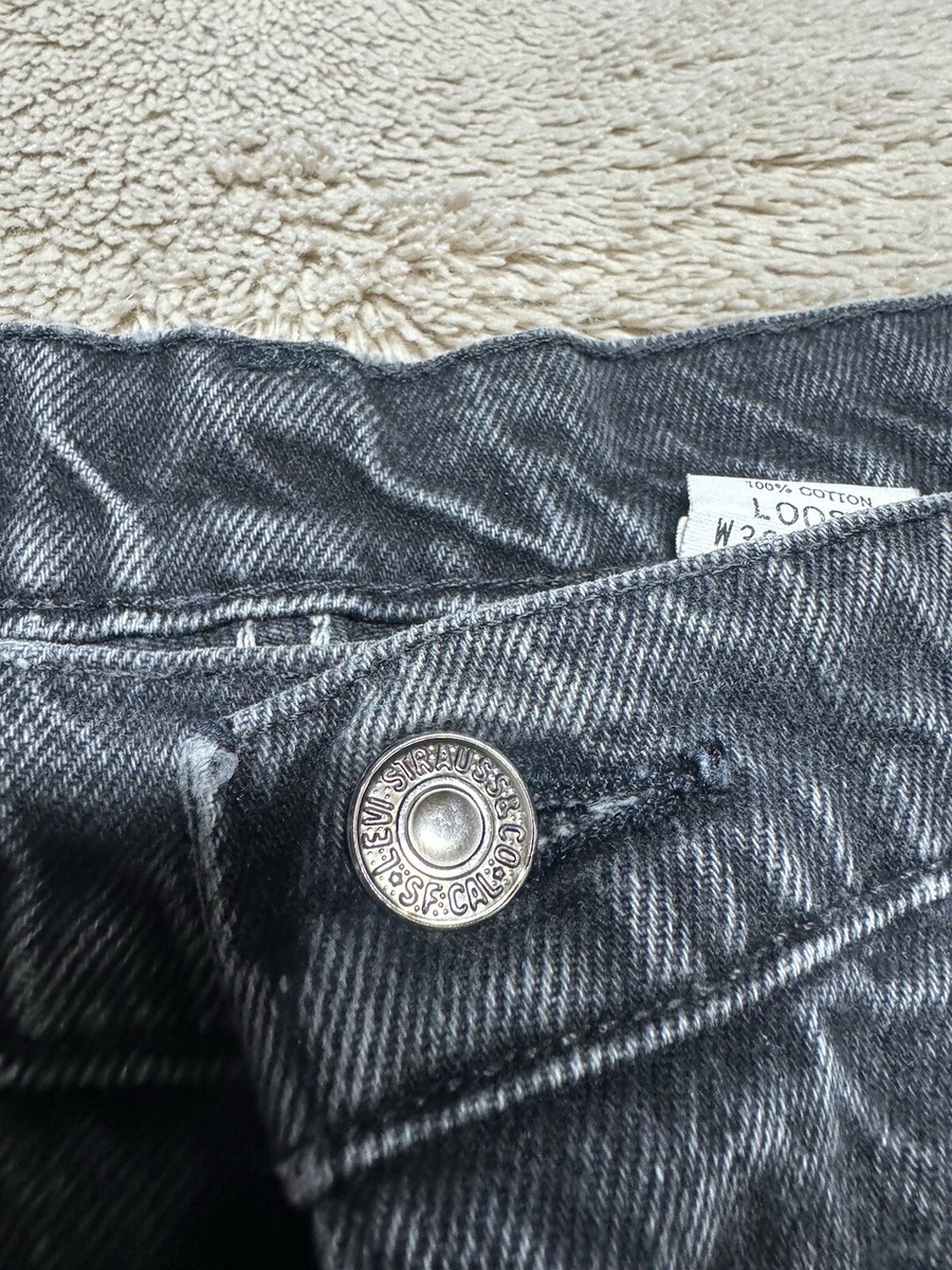 Vintage Levis 545 Jeans Mens 38x36 Black Loose Fit Straight Vintage Levis 545 Jeans Mens 38x36 Black Loose Fit Straight