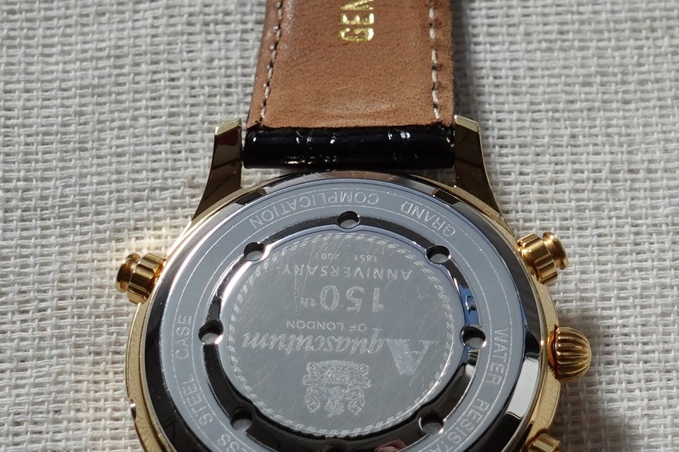 Aquascutum Grand Complication Quartz 150th Anniversary 2001 November ...