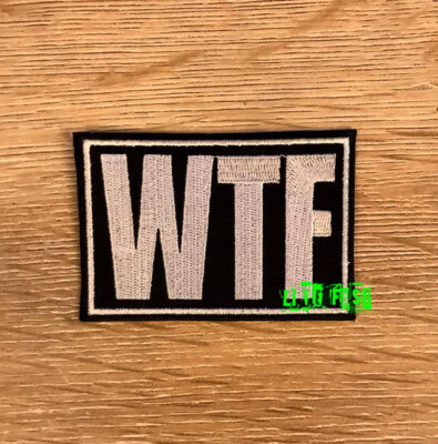 WTF PATCH What The F Patch motorcycle biker patches jacket vest vintage | eBay