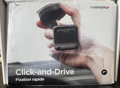 TomTom Sat Nav Windscreen Mount Click-and-Drive plus Car Charger mount ...