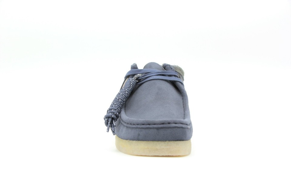 NEW MENS CLARKS ORIGINALS WALLABEE LIMITED EDITION BLUE NAVY SUEDE LOW ...