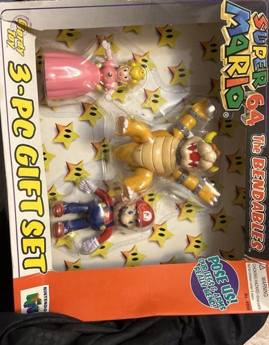 mario brothers 64 bendables new in box | eBay