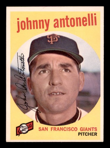 1959 Topps Baseball #377 Johnny Antonelli EX/MT *e2 | eBay