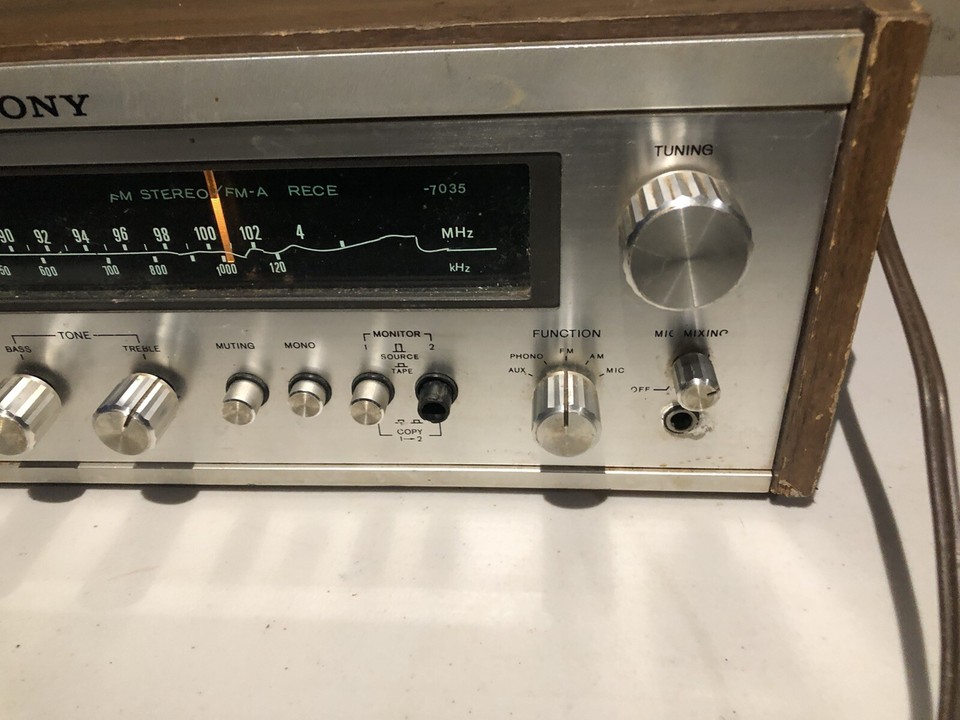 SONY STR-7035 Vintage FM/AM Stereo Receiver, Turns On | eBay