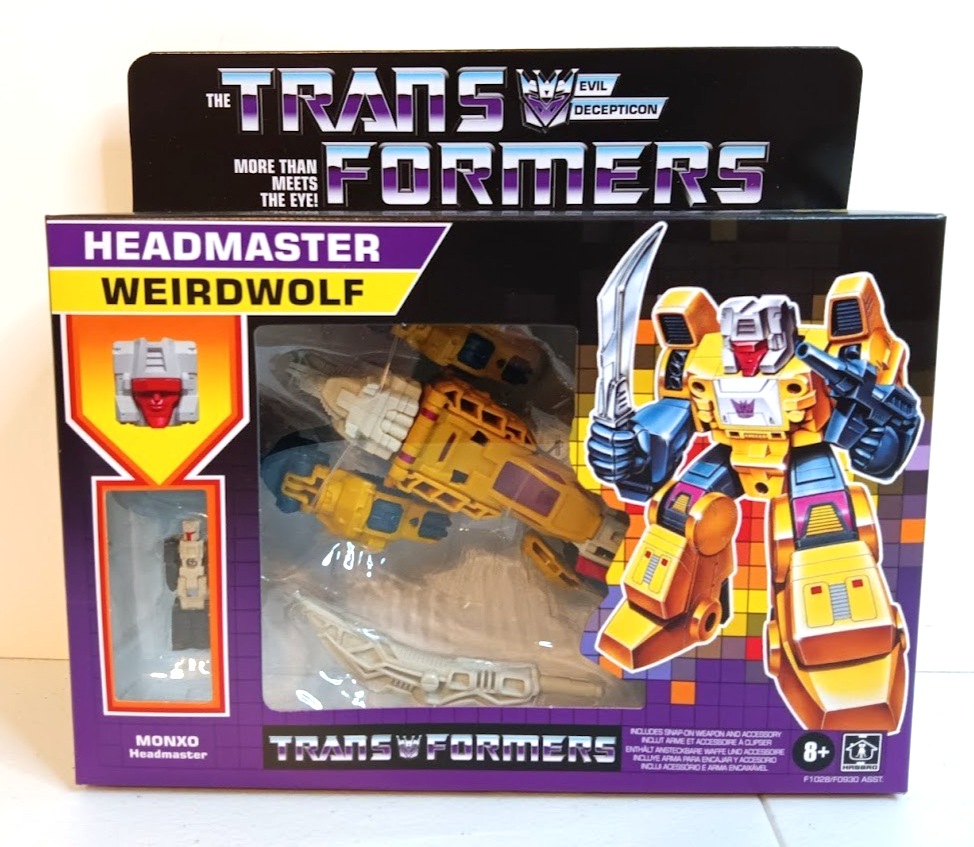 WEIRDWOLF Transformers Headmaster G1 Style Modern 2021 Retro Hasbro ...