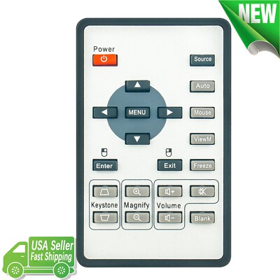 Replaced Remote For VIEWSONIC projector VS12472 VS12618 VS13729 PJD6212 ...