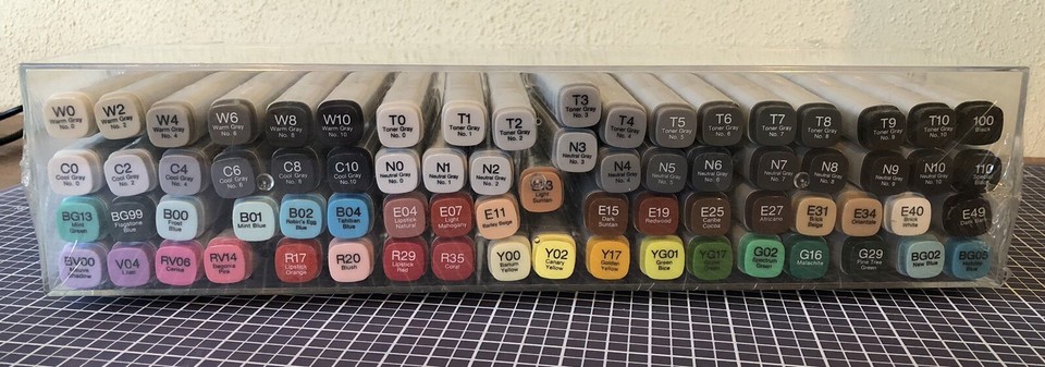 COPIC MARKER PENS 72 SET B .TOO GRAPHIC ARTS + CRAFT | eBay