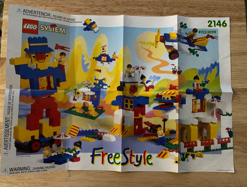 1996 Lego Poster for Free Style Set Number 2146 16”X 11.5” | eBay