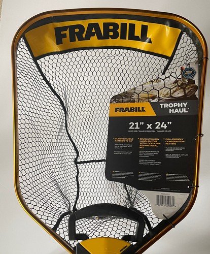 NEW FRABILL FRBNX21S TROPHY HAUL FISHING LANDING NET 21" X 24" | eBay