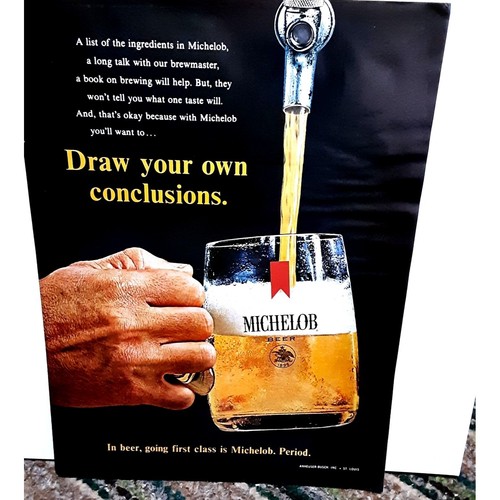 Vintage Michelob Beer Going First Class 1968 Original Ad empherma | eBay