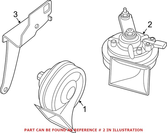 Genuine BMW OEM 61336935987 Horn High Pitch for sale online | eBay