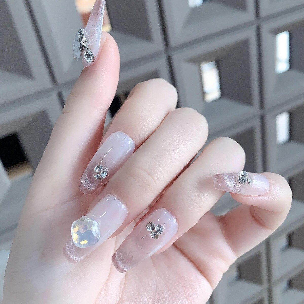 Handmade Ballet Nail Art Decals Simple Sweet Fake Nails Small Floral ...