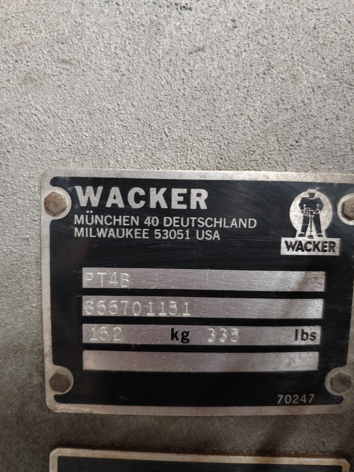 WACKER NEUSON 4" CENTRIFUGAL TRASH PUMP PT4B | eBay