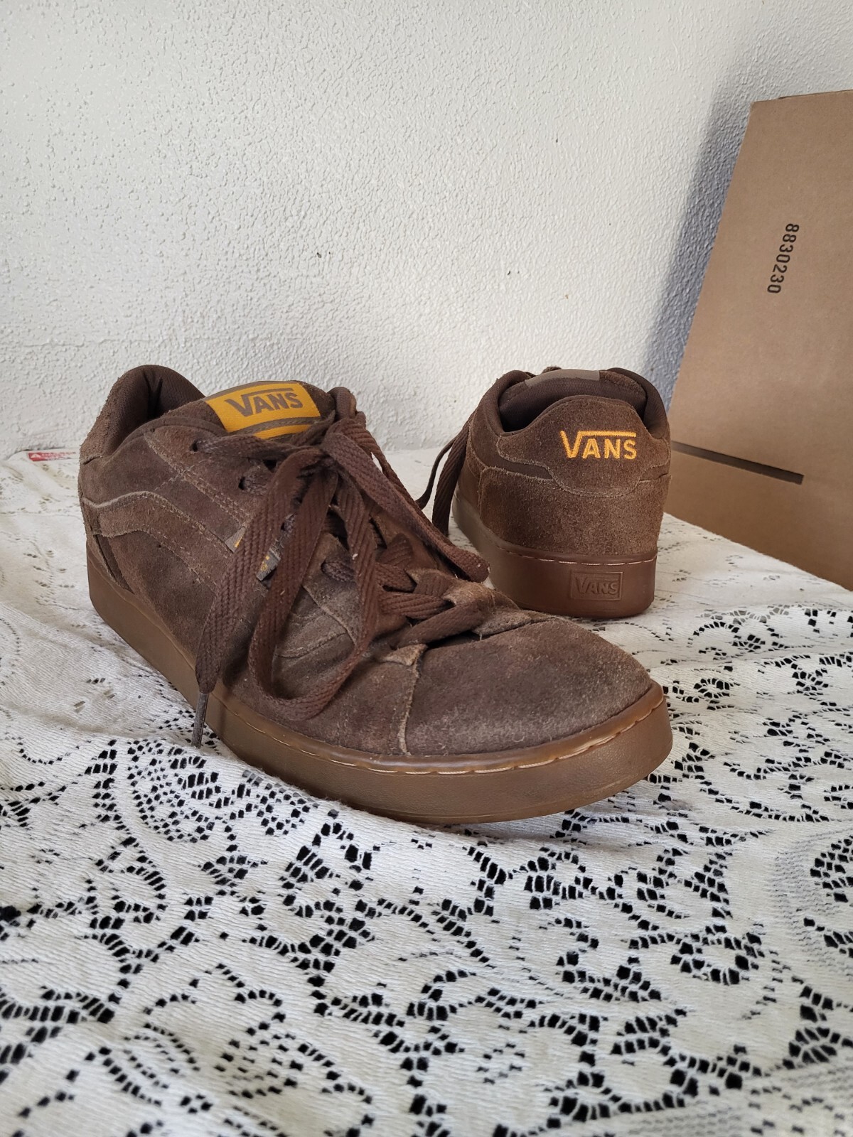 Vans Vintage Snooka Padded Tongue Skating Shoe Brown … - Gem