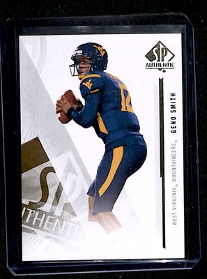 2013 SP Authentic Geno Smith RC West Virginia Mountaineers #4 | eBay