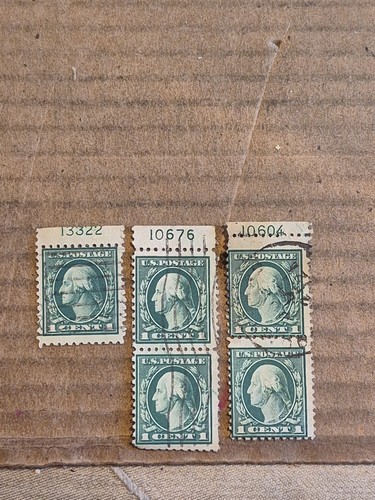 Used Stamp Scott #498 1c Washington W/Plate Numbers 4-23/2 | eBay