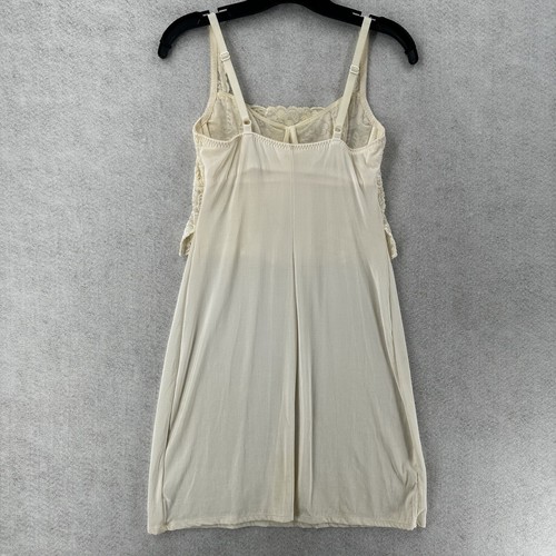 Vtg Olga Babydoll Negligee Lingerie Nightgown Lace Underwire Peignoir ...