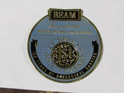 Jim Beam First National Bank Full Size Decanter Label | eBay