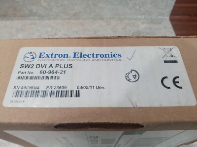 Extron SW2 DVI A PLUS - 60-964-21 | eBay