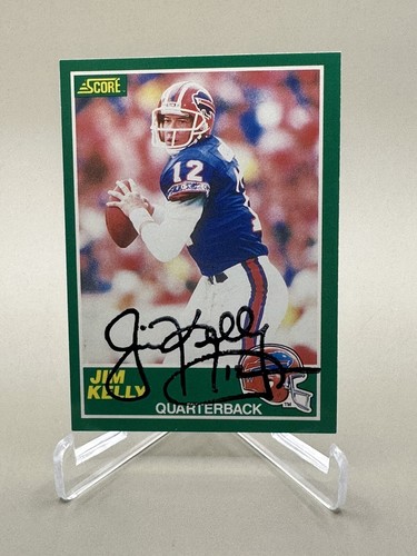 JIM KELLY 1989 Score AUTOGRAPH #223 - Buffalo Bills | eBay
