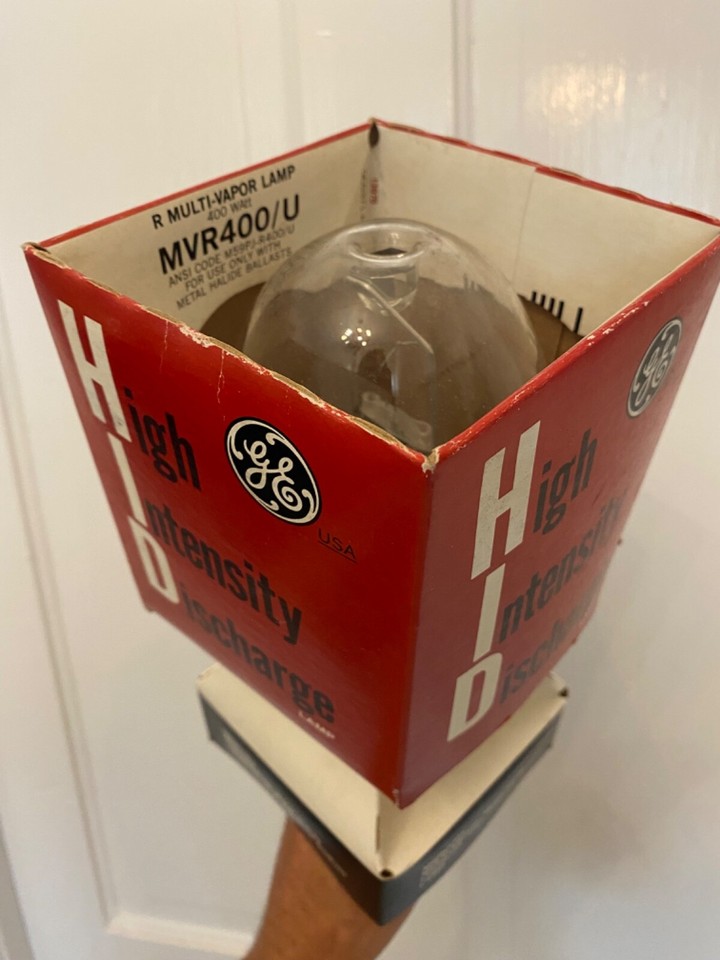 GE MVR400/U MULTI-VAPOR LAMP 400 WATT BULB METAL HALIDE HPS GROW LIGHT ...