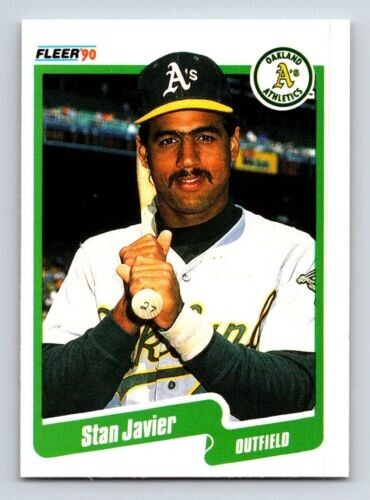 1990 Fleer Stan Javier Oakland Athletics #12 | eBay