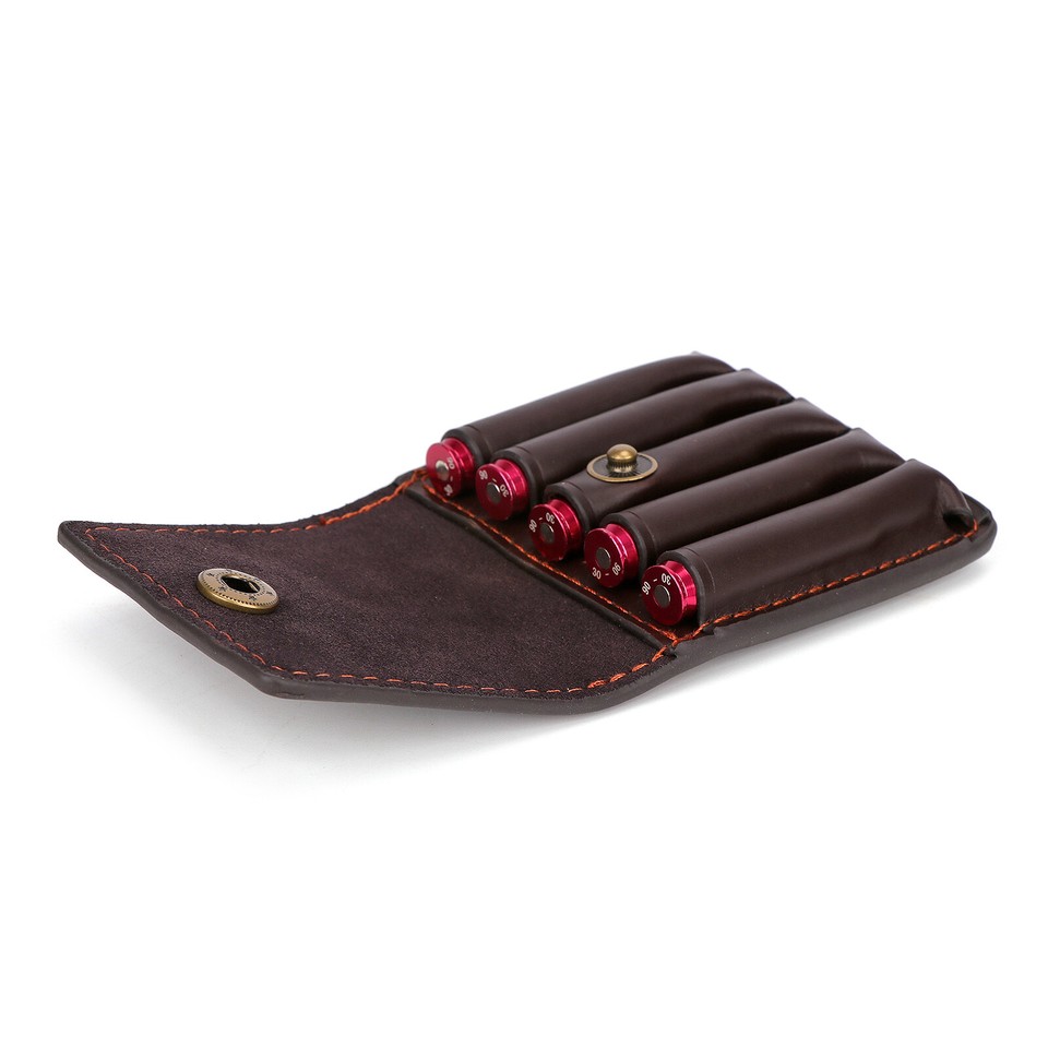 Tourbon Leather Rifle Bullets Wallet Cartridge Holder Ammo Pouch ...