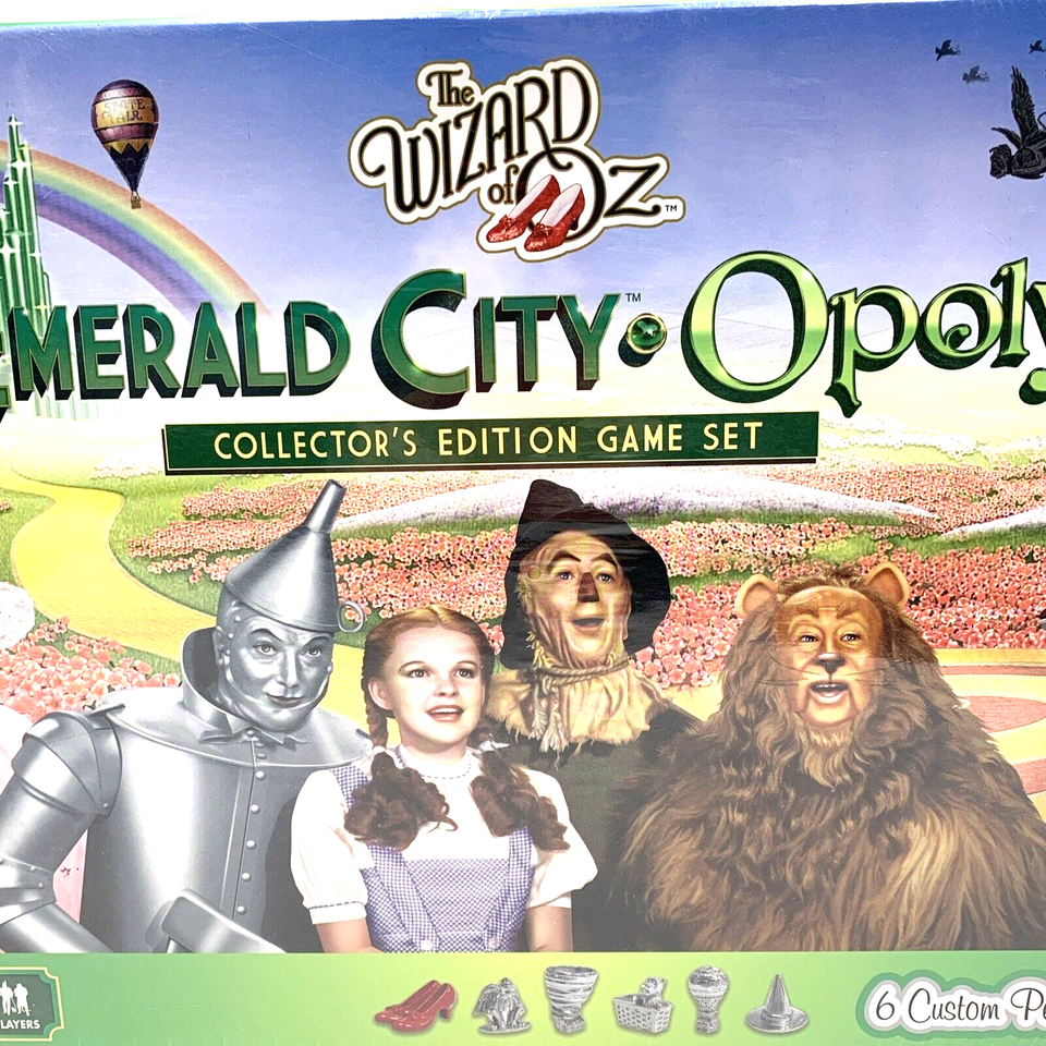 New Sealed The Wizard of Oz Emerald City Opoly Game Collectors Edition ...