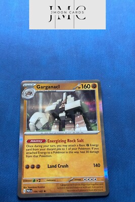 Garganacl 104/182 - Pokemon TCG Paradox Rift (2023) - NM Mint - Holo ...