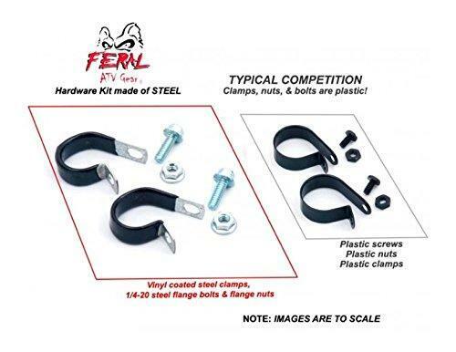 Feral ATV/UTV License Plate Kit Black Composite (04202B) | eBay