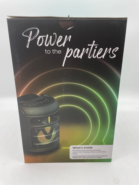 QUIKCELL Party Beat Power Wireless Speaker | HD SOUND | MULTI COLOR LED ...