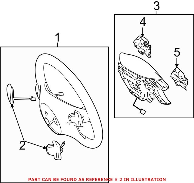 MERCEDES BENZ 2042670046 Genuine OEM Factory Original Paddle Switch for ...