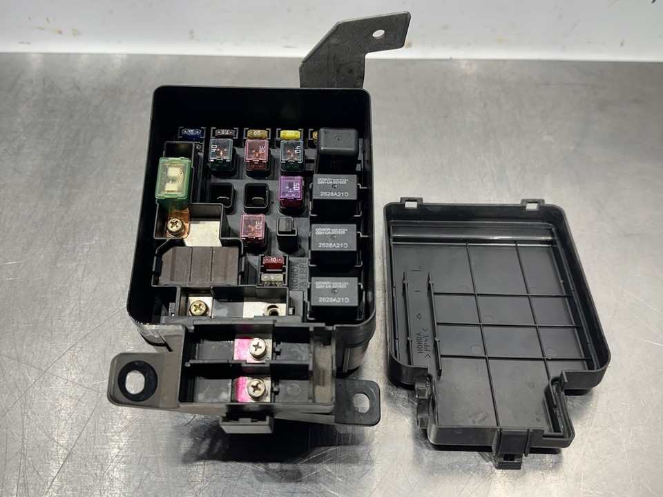 1996-2000 Honda Civic EK Under Hood Fuse Box w/ Fuses Relays & Diagram ...