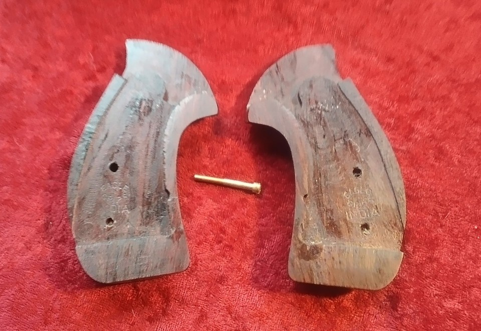 Smith & Wesson S&W N frame RB Rosewood Banana Style Target Grips Eagle ...