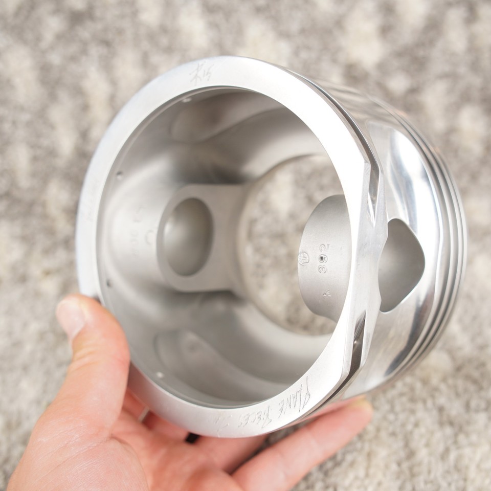 J-Cobs WWII Boeing Stearman Warbird Radial Engine Piston Polished Desk ...