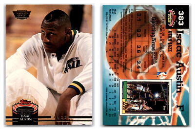 1992-93 Stadium Club Members Only #383 Isaac Austin - Utah Jazz RC | eBay