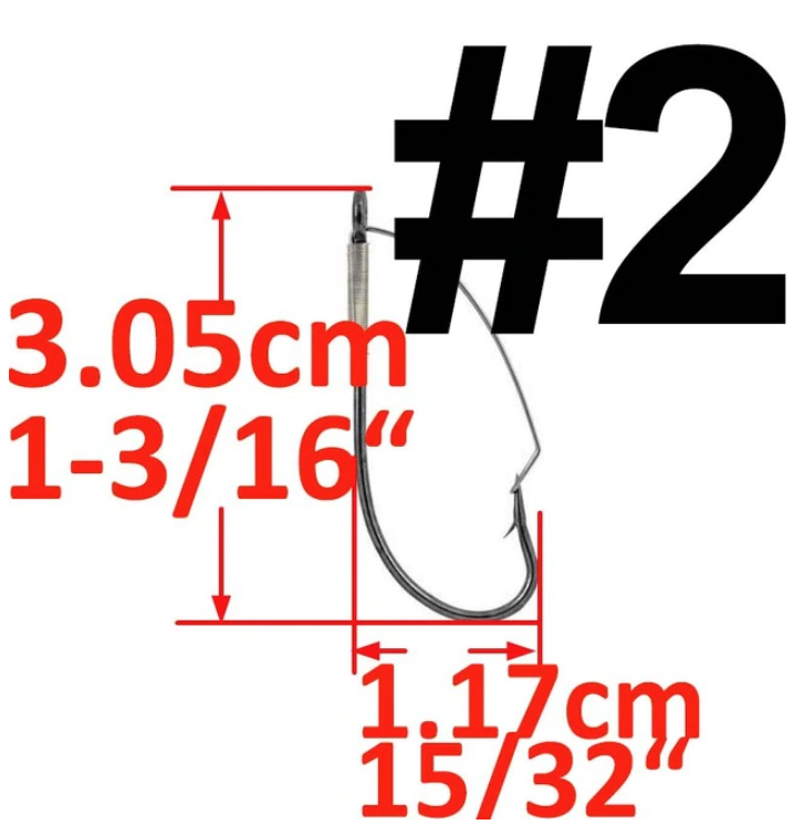 Weedless Hooks Wacky Rig Drop Shot Carbon Steel Hook FAST USA SHIP | eBay