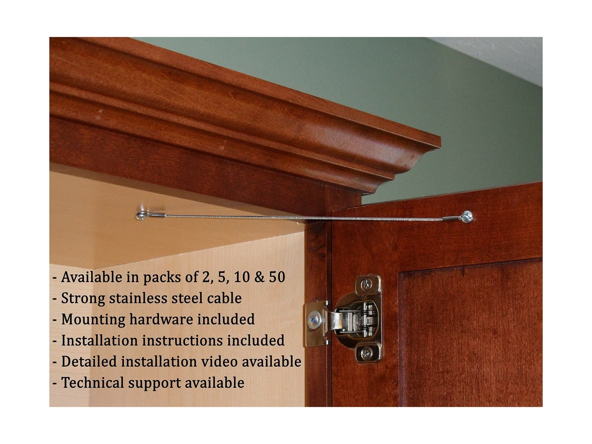 Cabinet Door Restraint Cable | Cabinets Matttroy