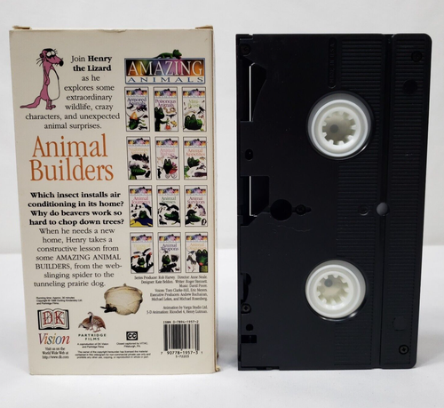 Amazing Animals: Animal Builders (VHS, 1997) for sale online | eBay UK