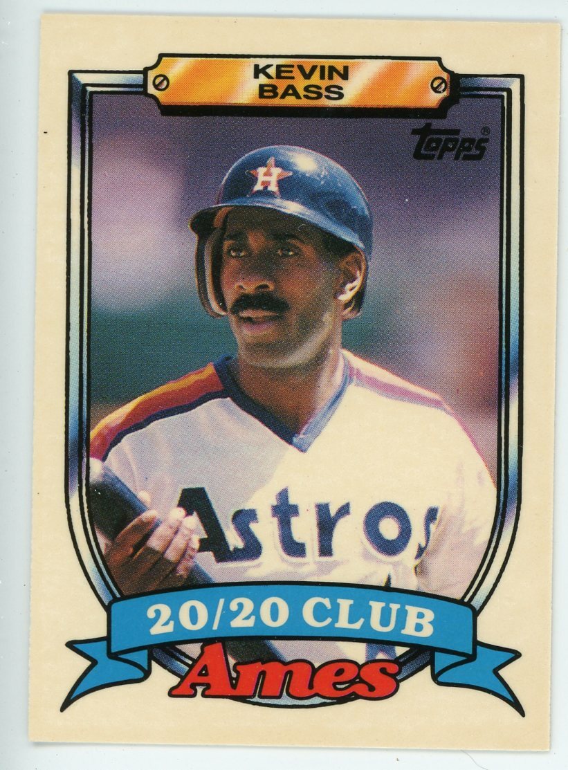 1989 TOPPS AMES 20/20 CLUB #2 - KEVIN BASS - HOUSTON ASTROS | eBay